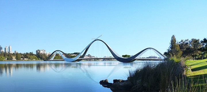 WA Government unveils design of pedestrian footbridge to Perth Stadium ...