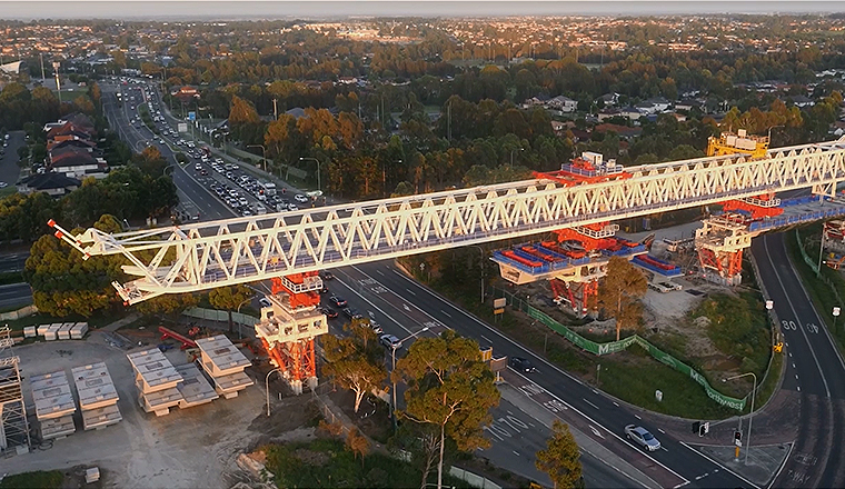 First section of Sydney Metro Northwest’s skytrain complete - Ironfish